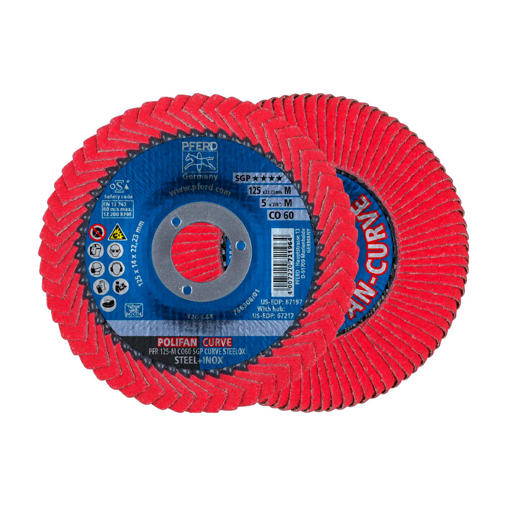 Disco Polifan 125mm PFR CO60 SGP Curve M PFERD - art. 67689056